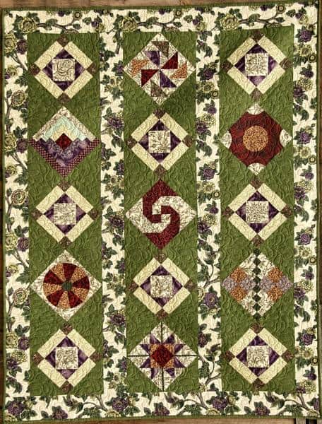 Scrappy Sampler Block of the Month Quilt Pattern